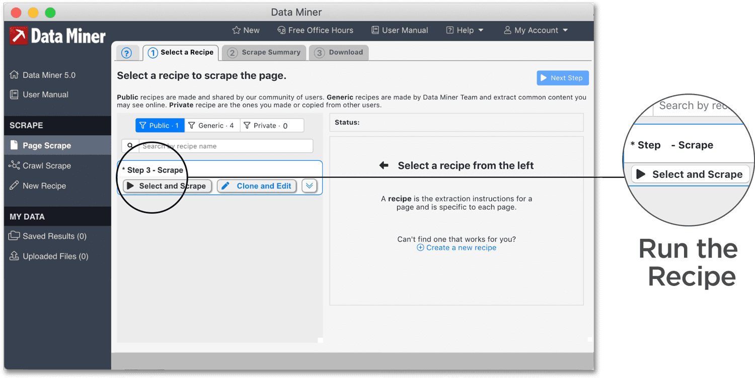 Welcome to easy and powerful webscraping technology | Data Miner