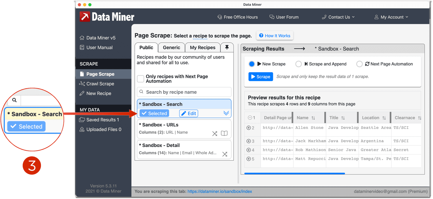 How to crawl and scrape a website | Data Miner